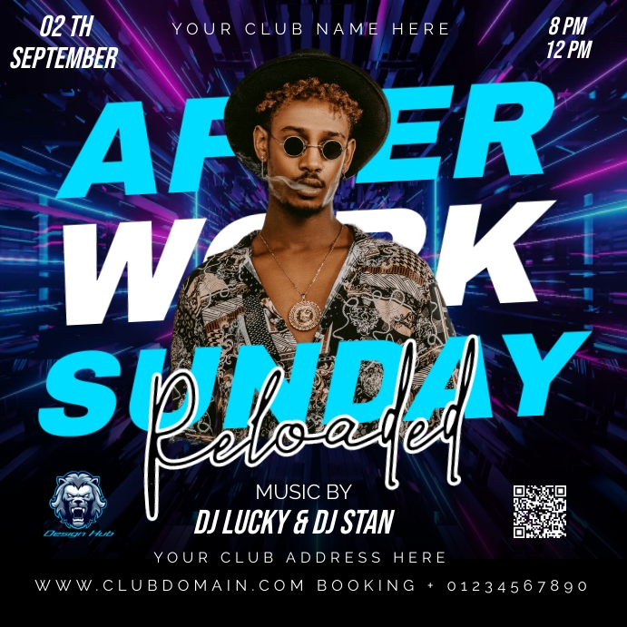 CLUB Template | PosterMyWall