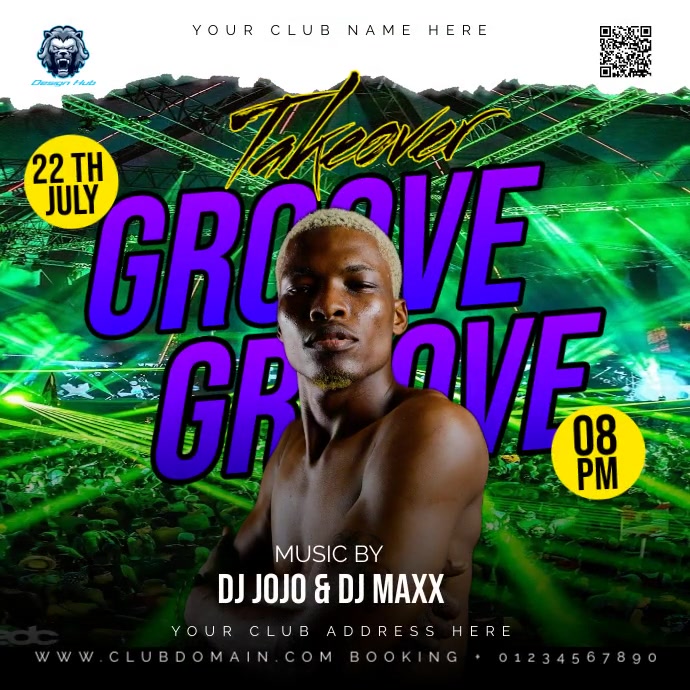 CLUB Template | PosterMyWall