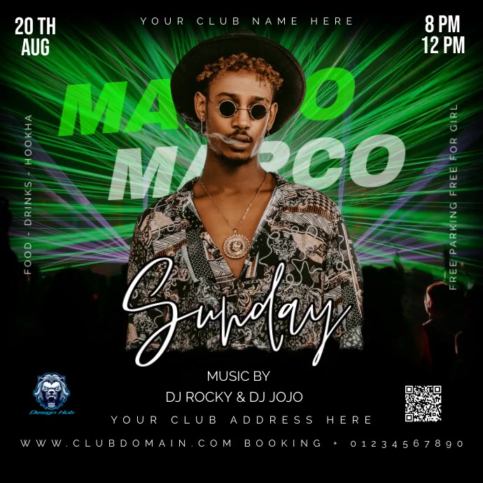 CLUB Template | PosterMyWall