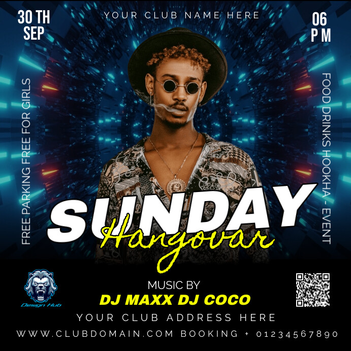 CLUB Template | PosterMyWall