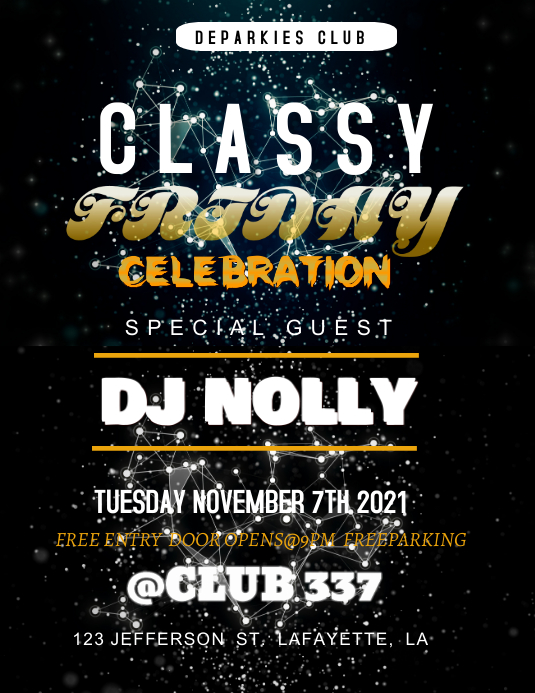 CLUB Template | PosterMyWall