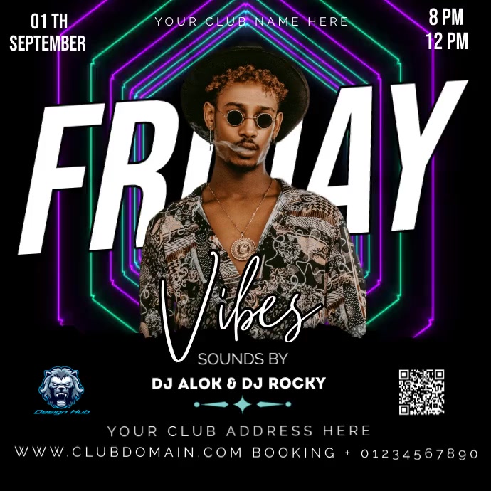 CLUB Template | PosterMyWall