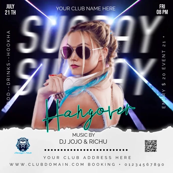 CLUB Template | PosterMyWall