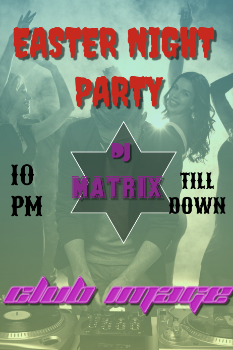 CLUB Template | PosterMyWall