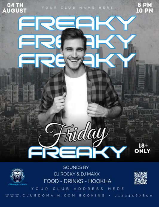 CLUB Template | PosterMyWall