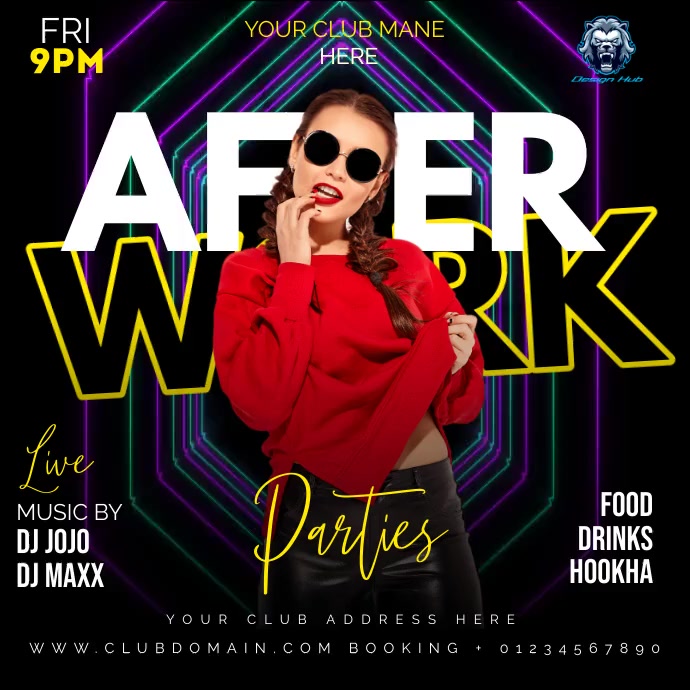 CLUB Template | PosterMyWall