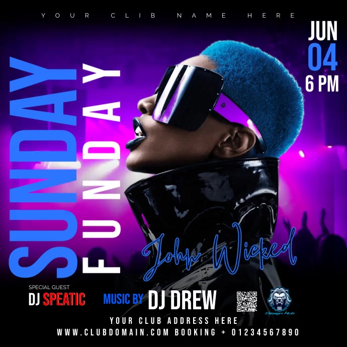 CLUB Template | PosterMyWall