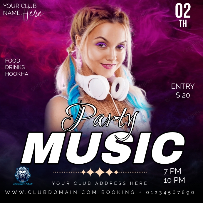 CLUB Template | PosterMyWall