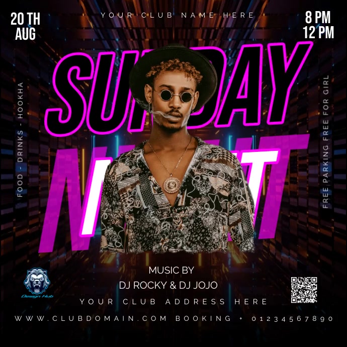 CLUB Template | PosterMyWall