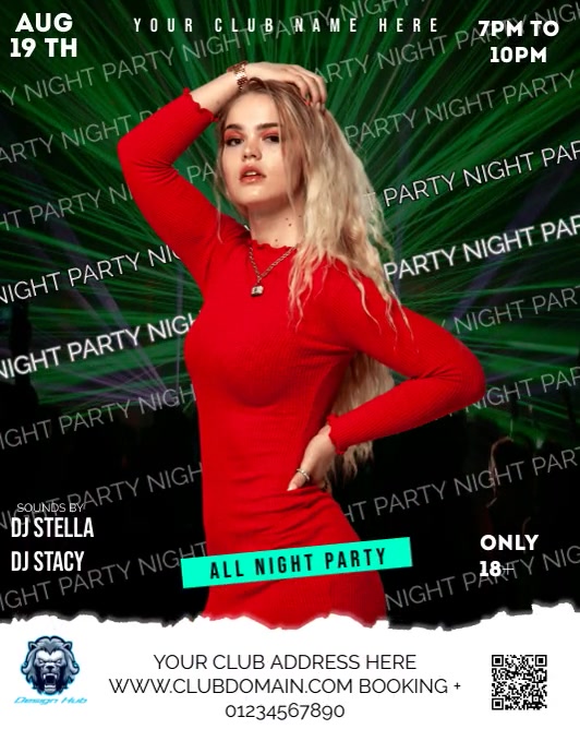 CLUB Template | PosterMyWall