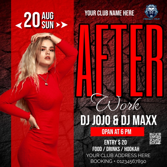 CLUB Template | PosterMyWall