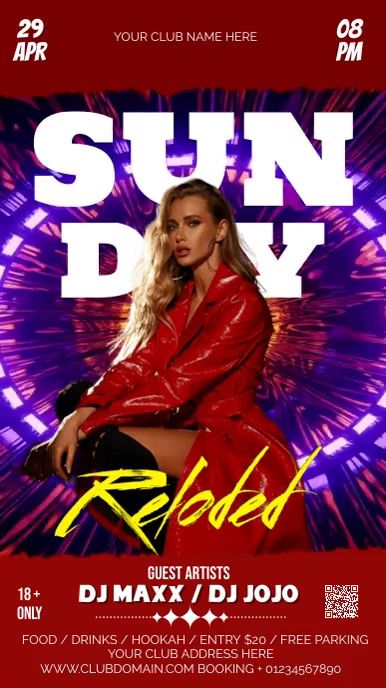 CLUB Template | PosterMyWall