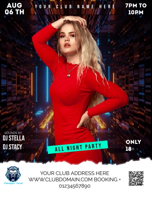 CLUB Template | PosterMyWall