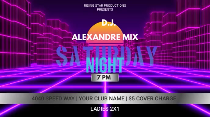 Club DJ invitation Template | PosterMyWall