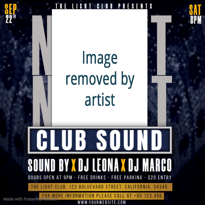 Club DJ Party Ads Template | PosterMyWall