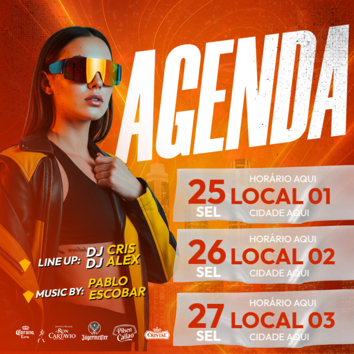 Club Event Agenda Template | PosterMyWall