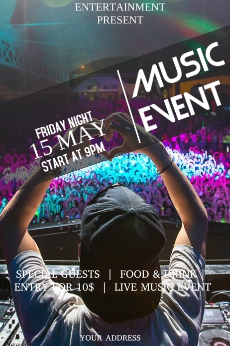 Club event flyer template | PosterMyWall
