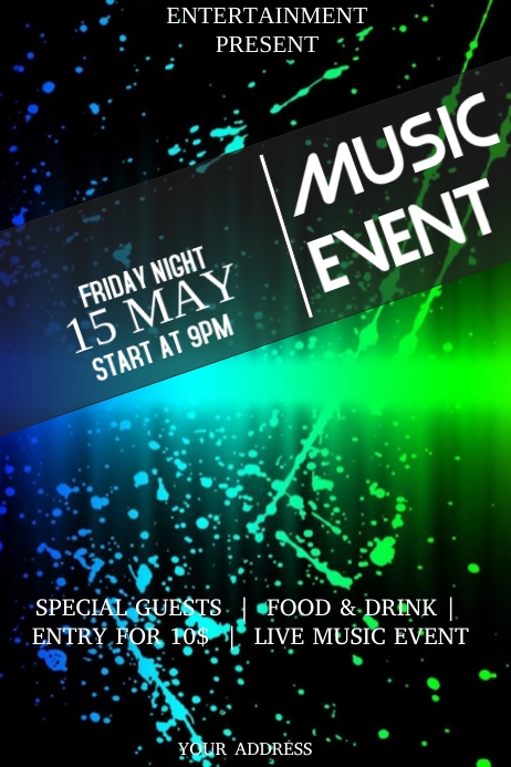 Club event flyer template | PosterMyWall