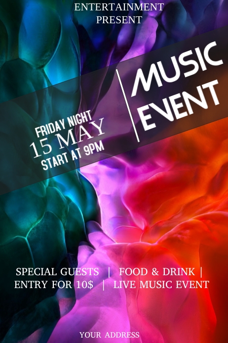 Club event flyer template | PosterMyWall