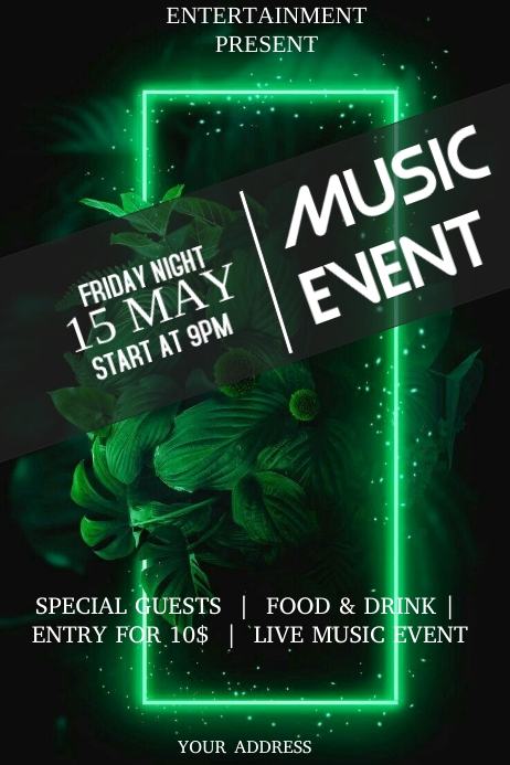 Club event flyer template | PosterMyWall