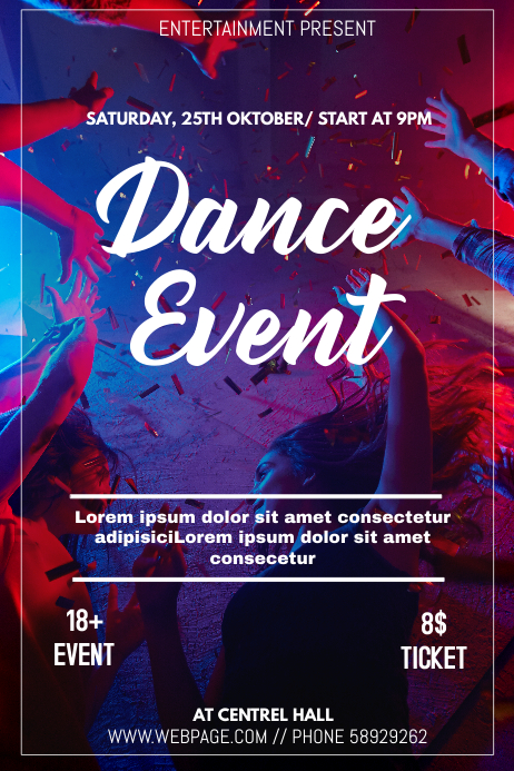Club event flyer template | PosterMyWall