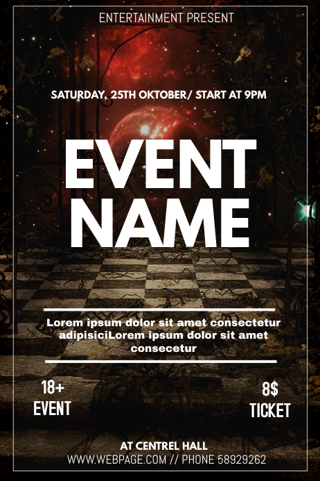 Club event flyer template | PosterMyWall