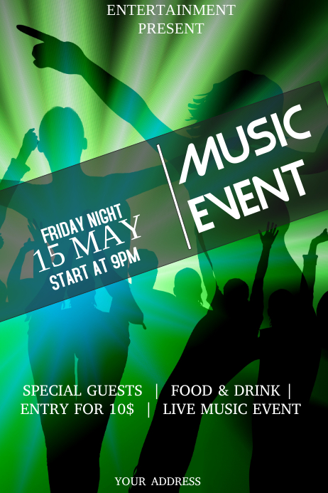 club event flyer template | PosterMyWall