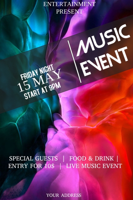Club event flyer template | PosterMyWall