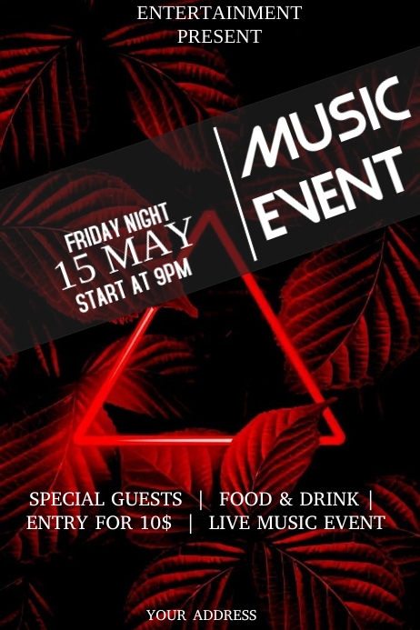Club event flyer template | PosterMyWall