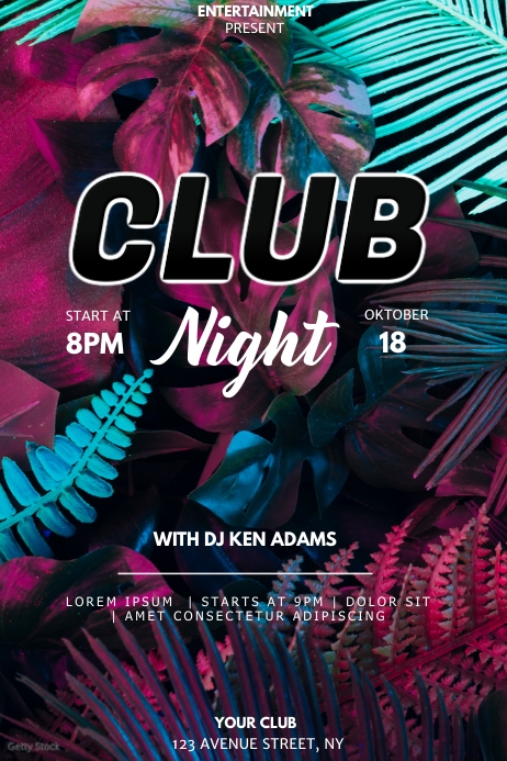 Club event party flyer template | PosterMyWall