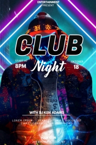 Club event party flyer template | PosterMyWall