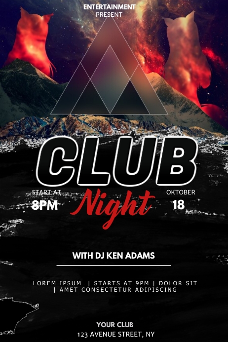 Club event party flyer template | PosterMyWall