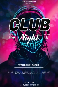 Club event party flyer template | PosterMyWall