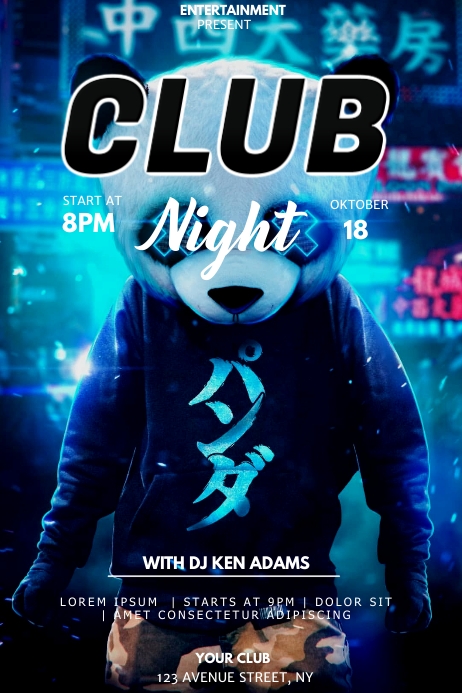 Club event party flyer template | PosterMyWall