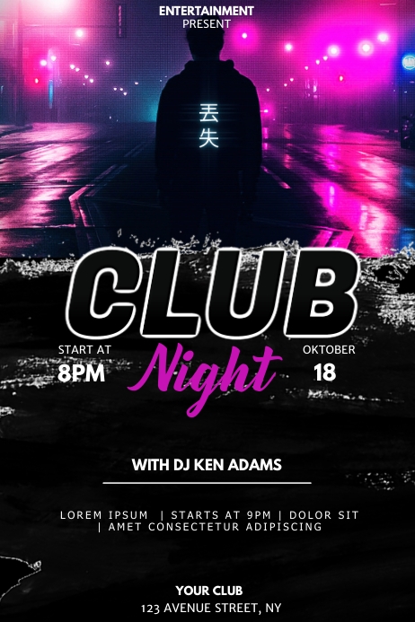 Club event party flyer template | PosterMyWall