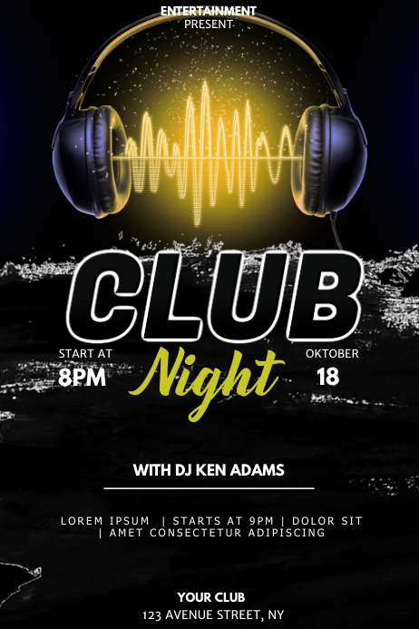 Club event party flyer template | PosterMyWall