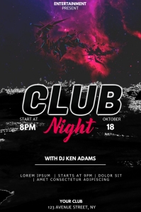 Math club flyer design template | PosterMyWall