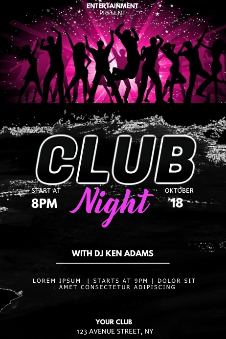 Brosur Templat Selebaran Pesta Acara Klub | PosterMyWall