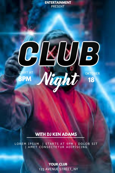 Club event party flyer template | PosterMyWall