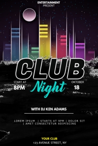 Club event flyer template | PosterMyWall