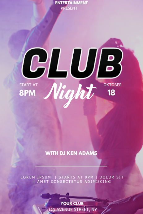 Club event party flyer template | PosterMyWall