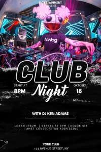 Club event party flyer template | PosterMyWall