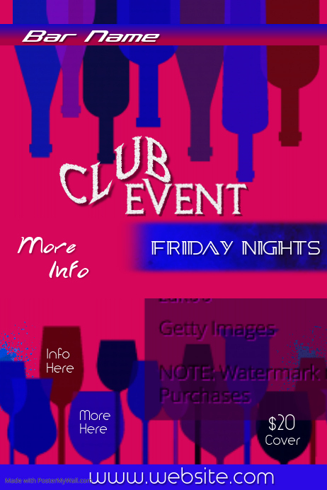 Copy of Club Event Poster | PosterMyWall