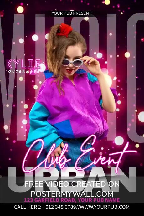 Club Event Urban Templat | PosterMyWall