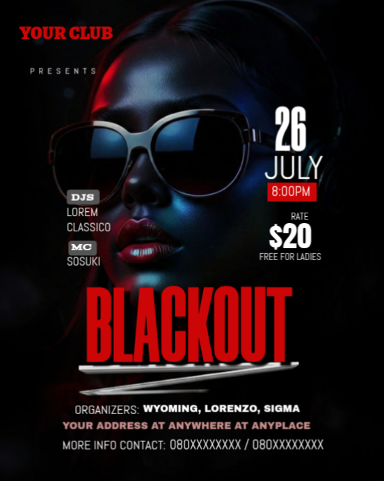 Club flyer Template | PosterMyWall