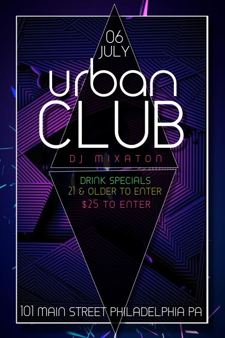 Club Template | PosterMyWall