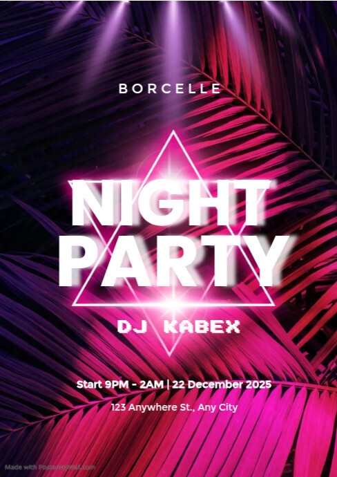 Plantilla de Club flyer template | PosterMyWall