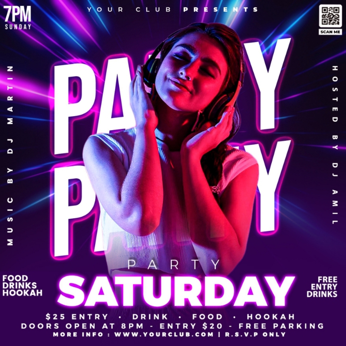 Club Flyers Template | PosterMyWall