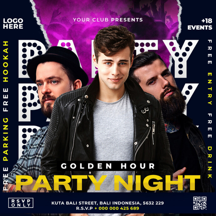 club flyers Template | PosterMyWall