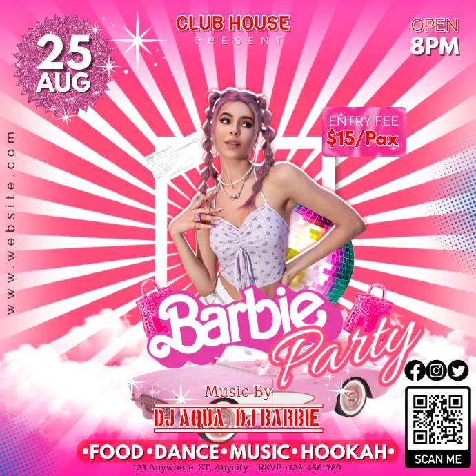 CLUB HOUSE Template | PosterMyWall